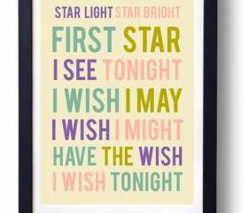Star Light Star Bright- Inspirational Quote- on Luulla